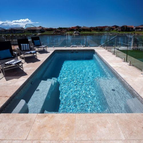 Pools - Compass fibreglass pool shapes | Mark Pollard Pools